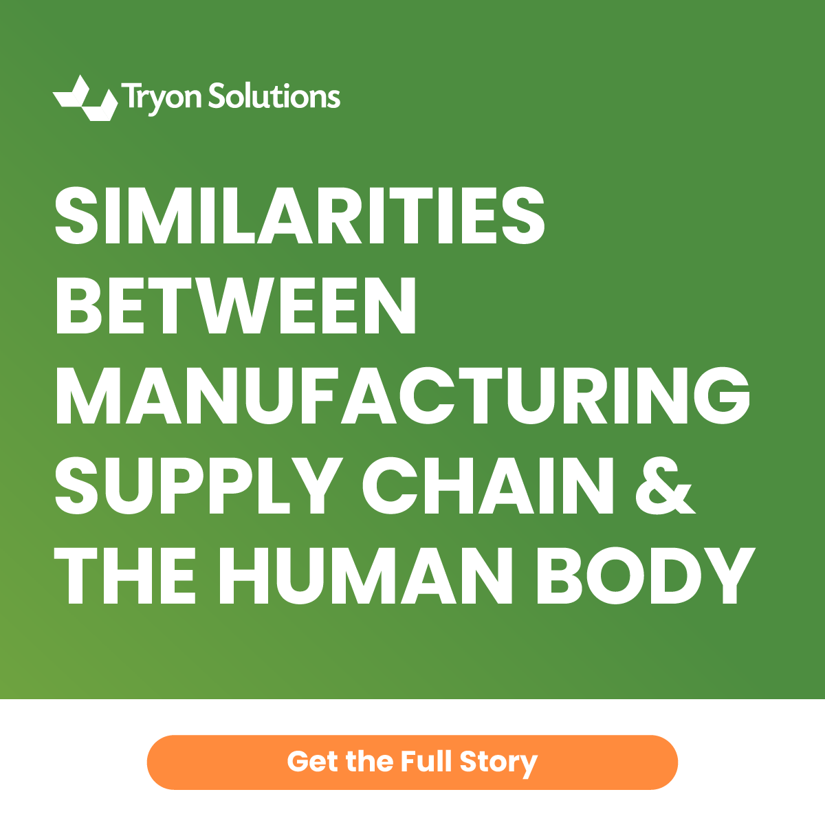 Manufacturing Supply Chain and the Human Body